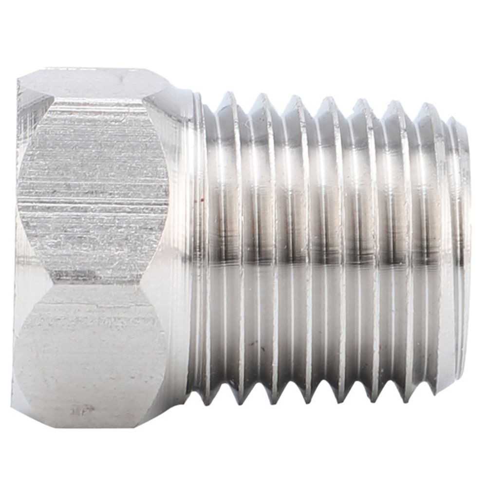 Tapon Roscado Macho Hexagonal NPT en Acero Inoxidable